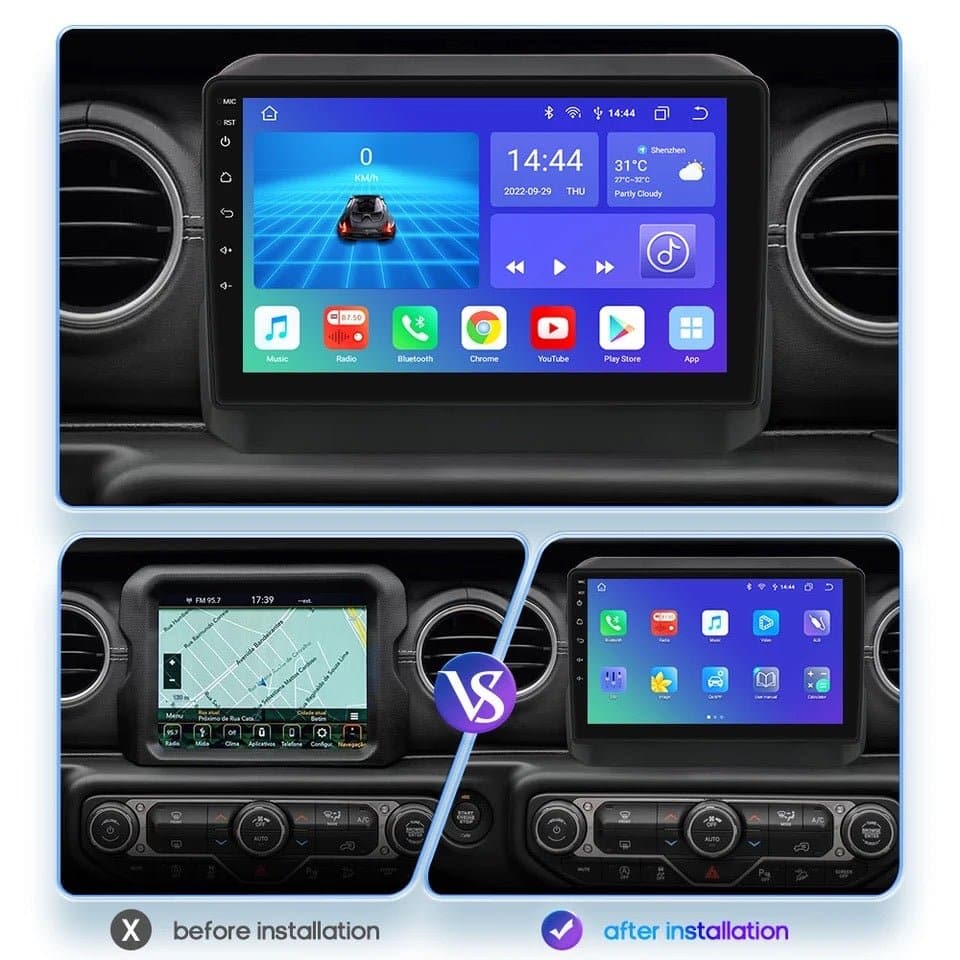 CTB-D431JL | JEEP WRANGLER JL 2017-2021 CARTABLET 9 POLLICI ANDROID AU – CarTablets