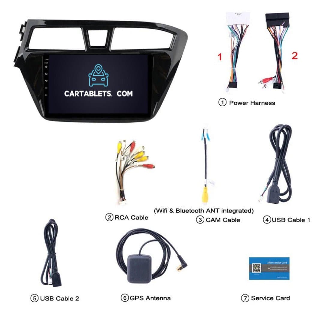 CTB-X430PL | HYUNDAI i20 CARTABLET 9 POLLICI ANDROID AUTO APPLE CARPLA – CarTablets