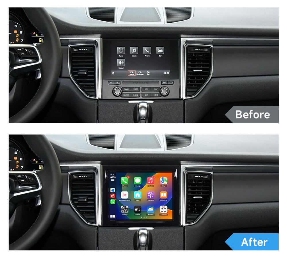 CTB-MK874F | PORSCHE MACAN 2011-2018 MONITOR 8.4 POLLICI | APPLE CARPL ...