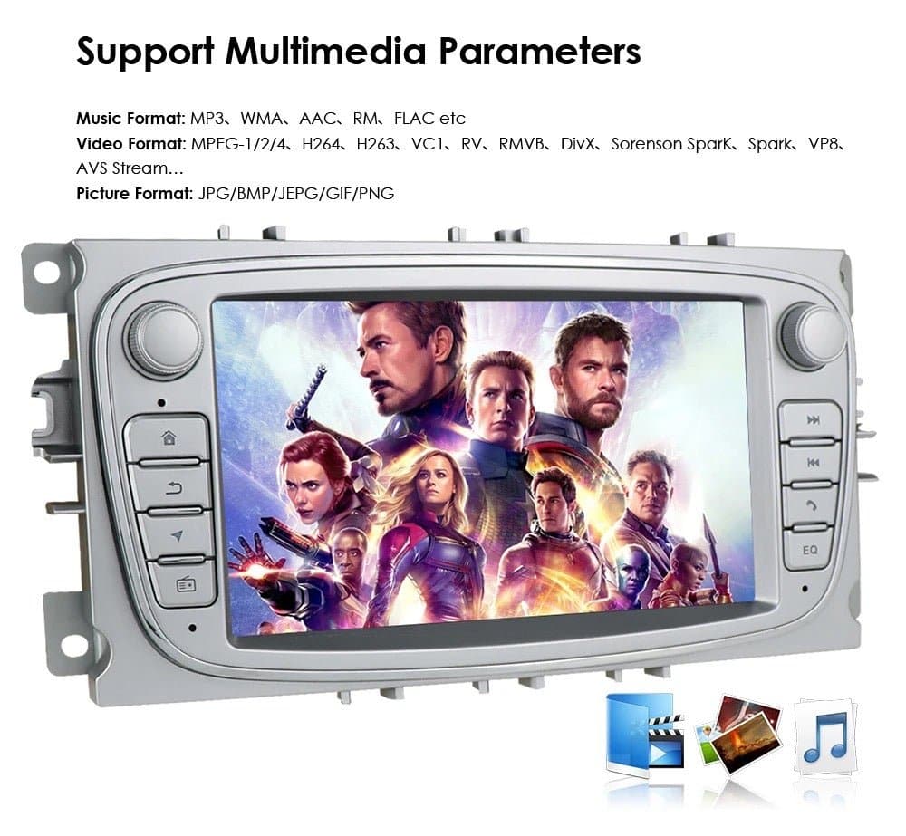CTB-FRD540C | FORD 2003-2012 | NAVIGATORE ANDROID AUTO APPLE CARPLAY ...