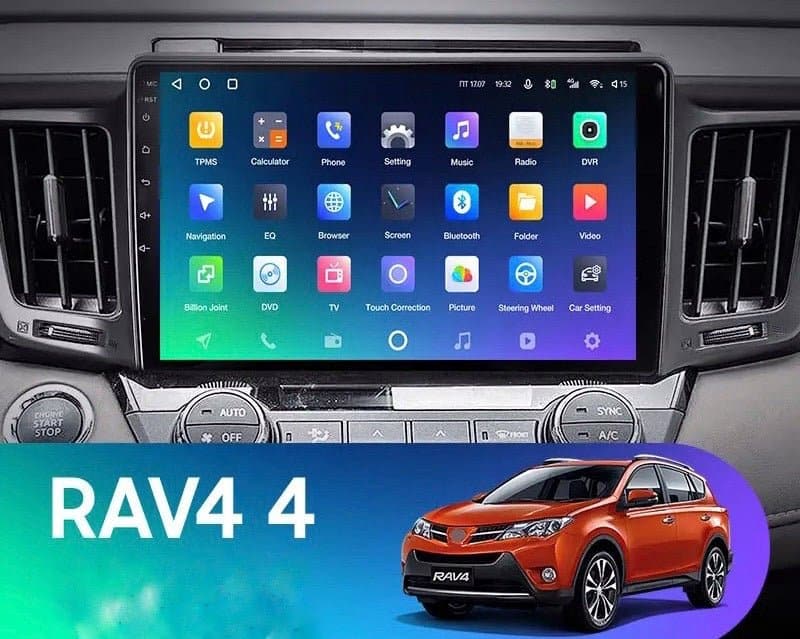 CTB-YH530P | TOYOTA RAV4 2013-2018 10 POLLICI | APPLE CARPLAY ANDROID ...