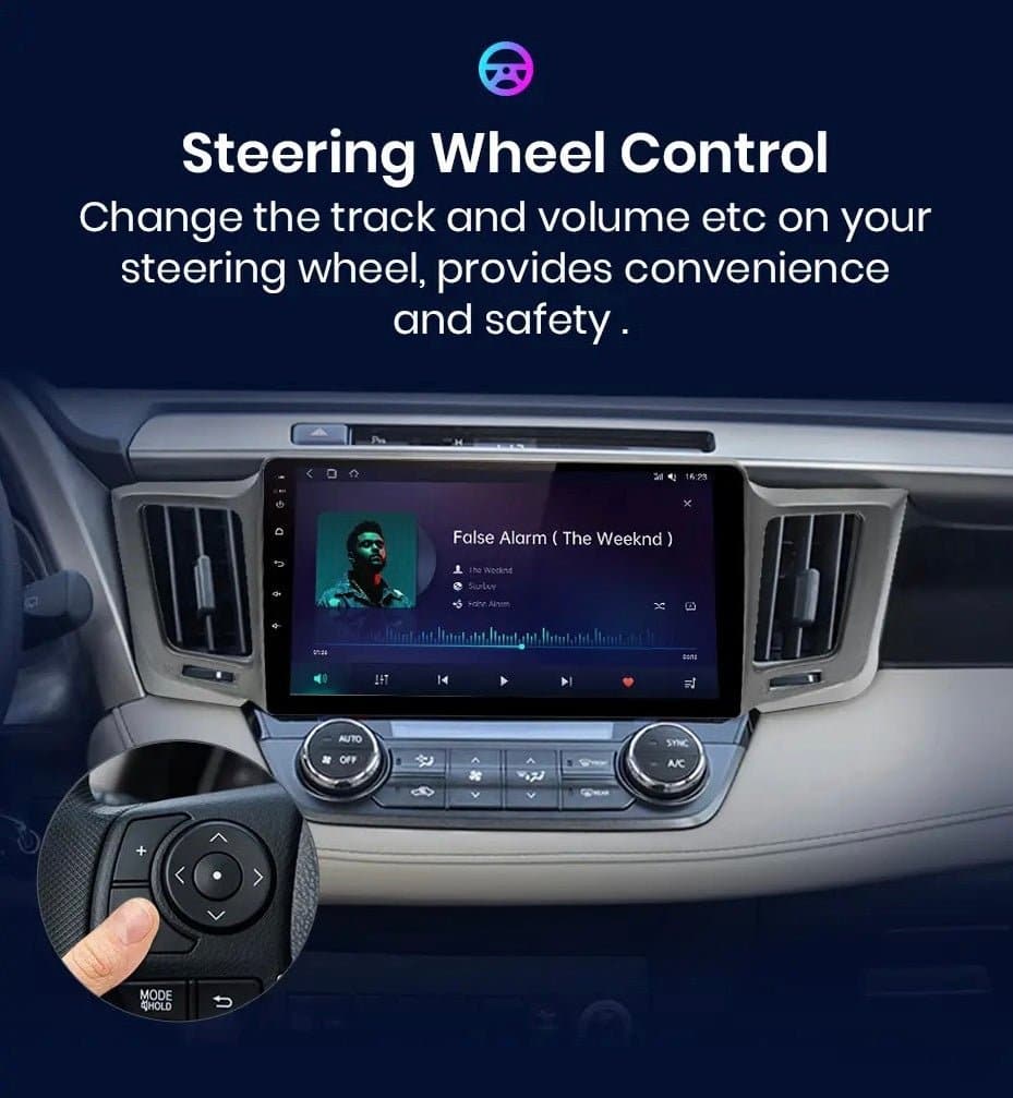 CTB-YH530P | TOYOTA RAV4 2013-2018 10 POLLICI | APPLE CARPLAY ANDROID ...